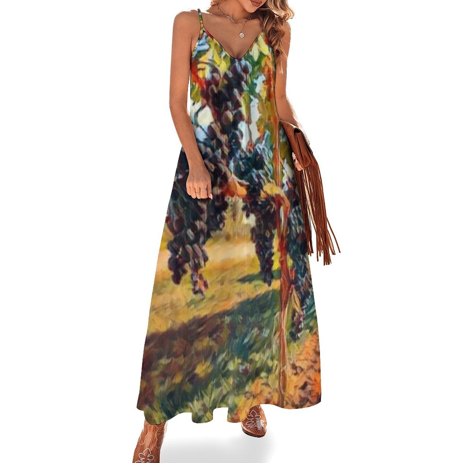 A Stunning Italian Vineyard Sleeveless Dress Cocktail of dresses ...