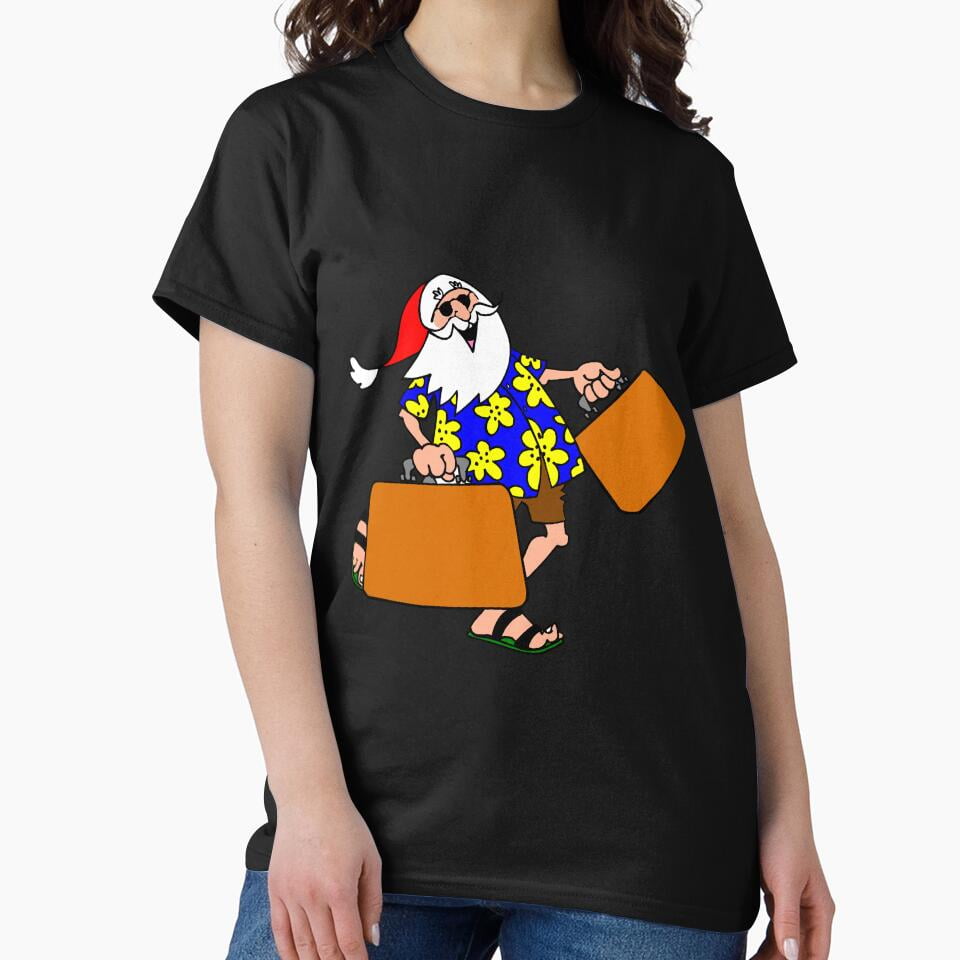 A Summer St. Nick Claus Funny Christmas In July Holiday Vacation G13322 ...