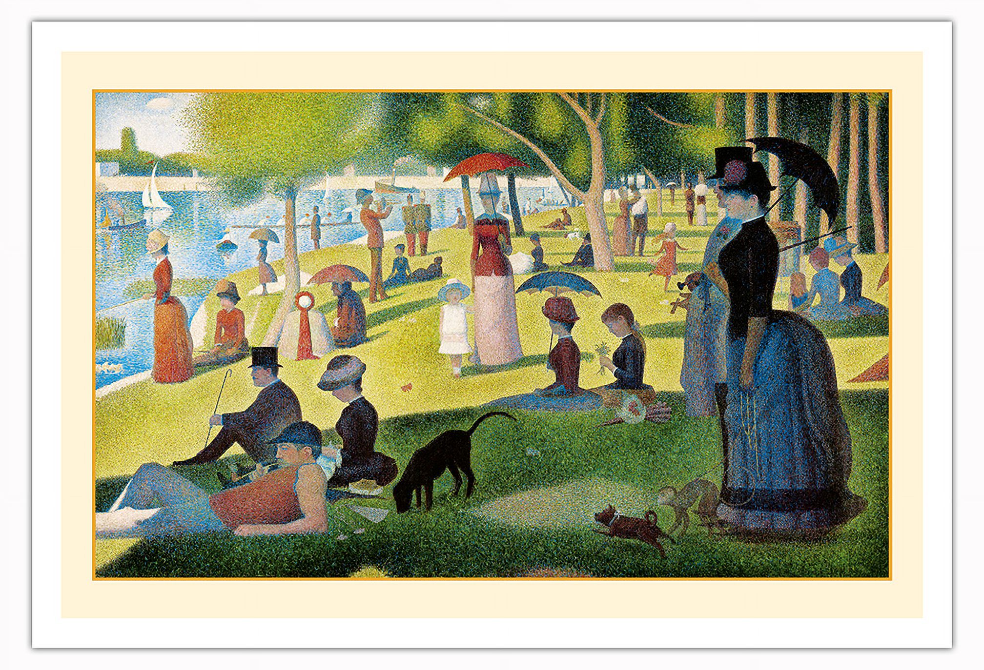 A Sunday Afternoon On La Grande Jatte by Georges Seurat c.1884 - Fine ...