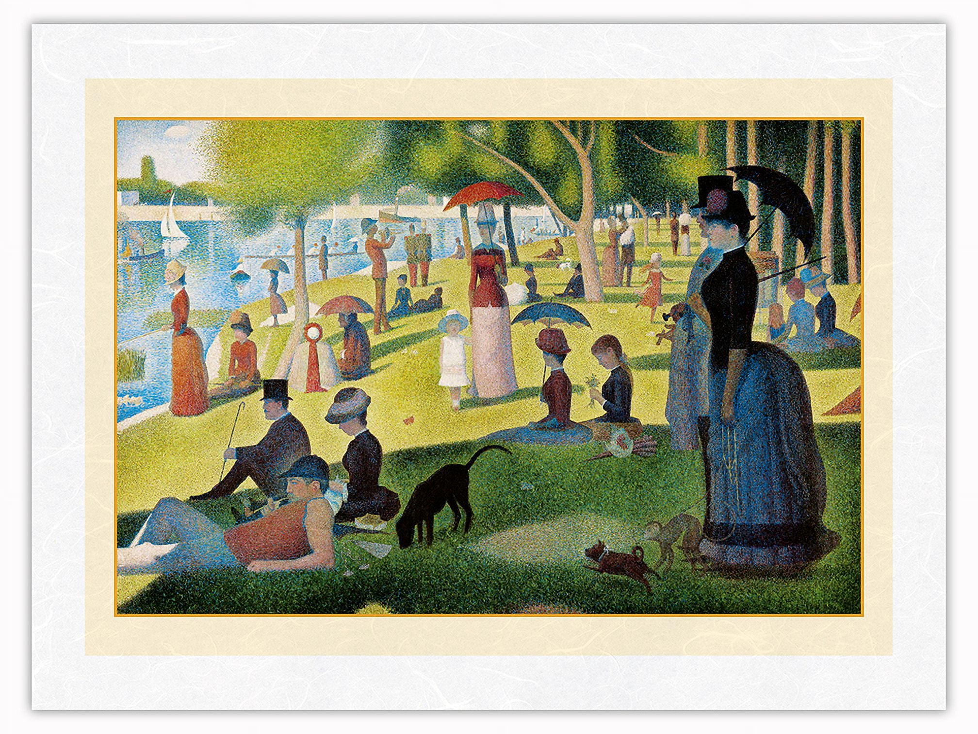 A Sunday Afternoon On La Grande Jatte by Georges Seurat c.1884 ...