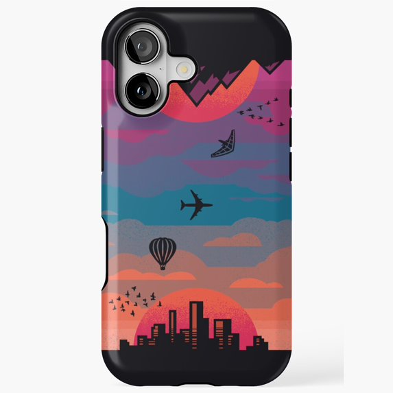 A Sunrise To Sunset Vibe Protective Case for iPhone 11 12 13 14 15 16 ...