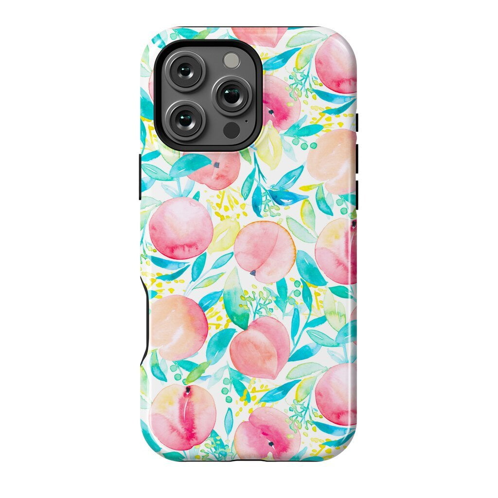 A Sweet And Juicy Peachy Peach Fruit Themed Design Tough Case for ...