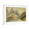 Art.com A Swiss Alpine Landscape Giclee Print by J. M. W. Turner, White ...