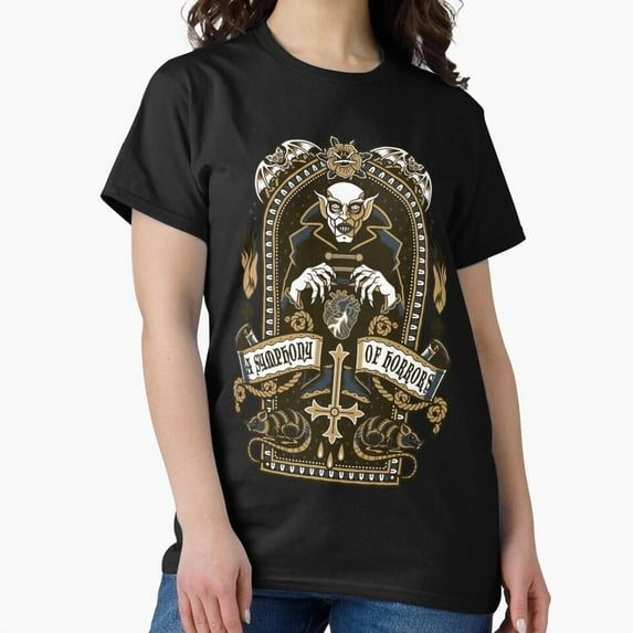 A Symphony of Horrors Goth Horror Vampire Classic H19957 T-Shirt, for ...