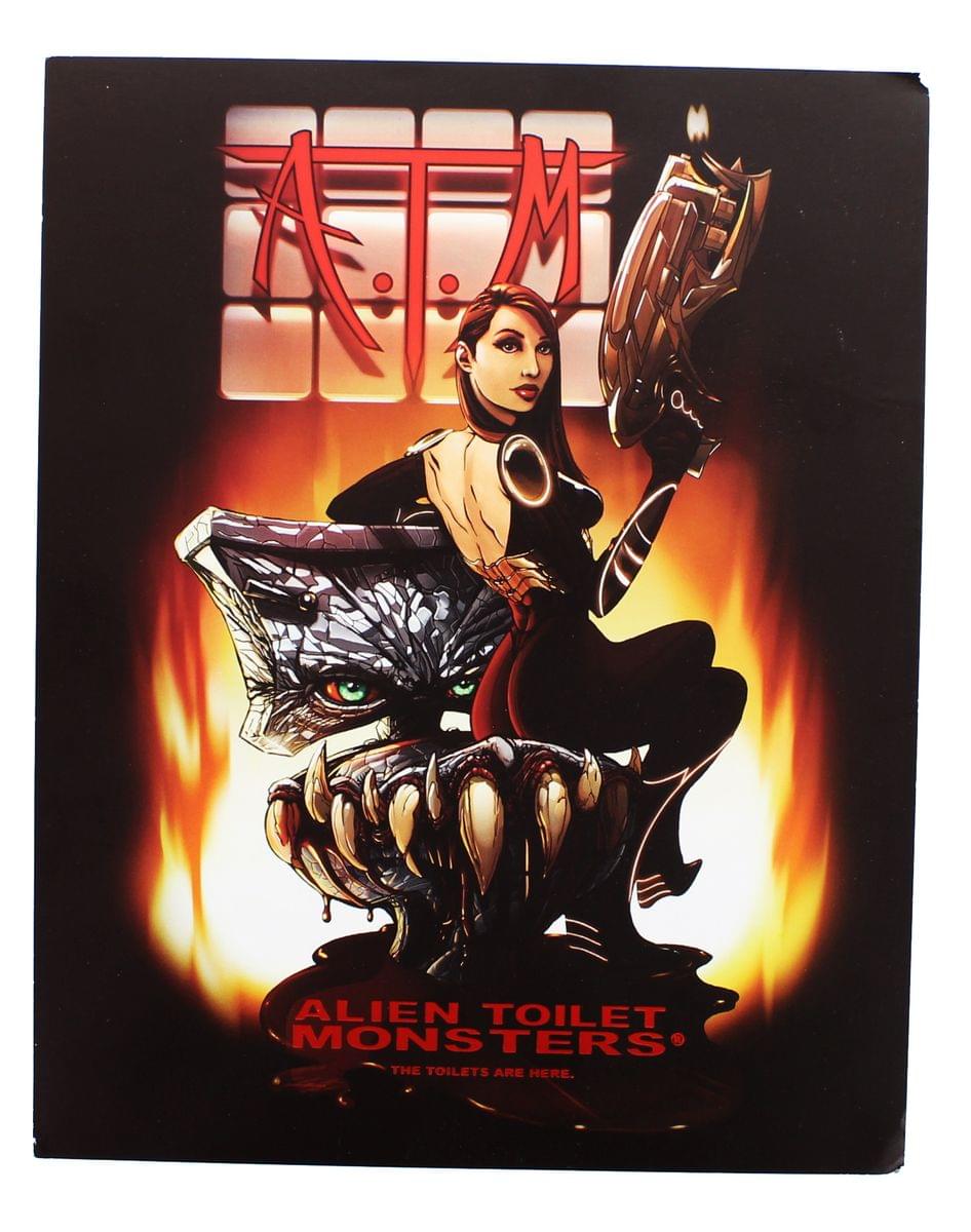 A.T.M Alien Toilet Monsters 8x10 Art Print (Nerd Block Exclusive ...