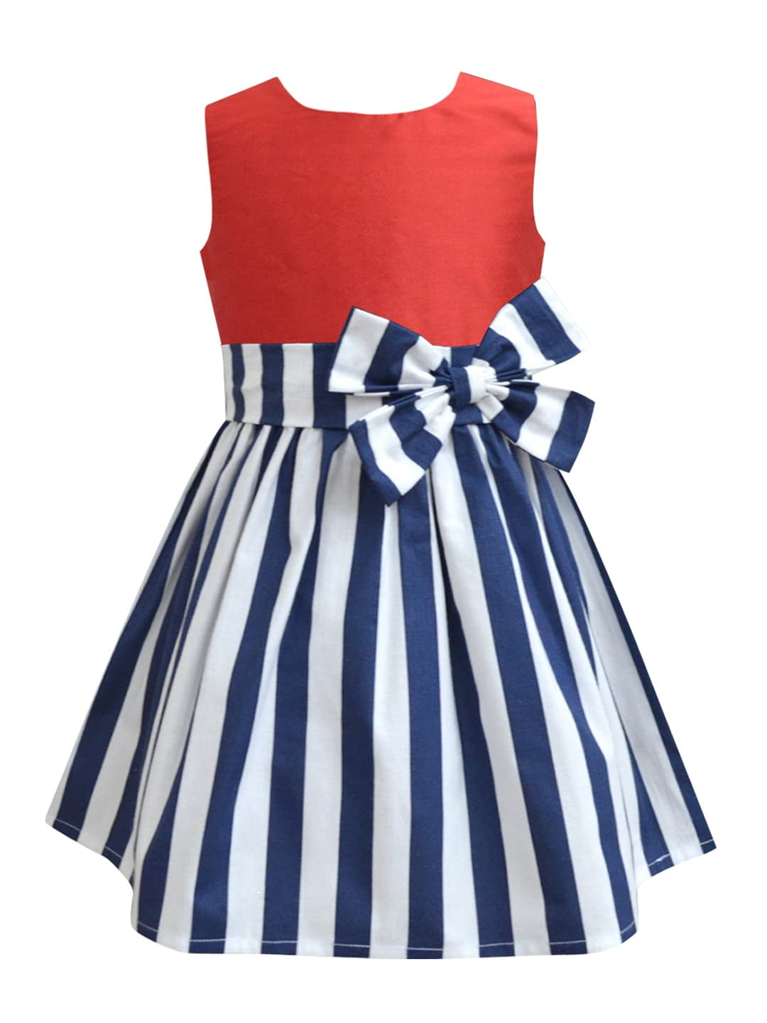 A.T.U.N. (All Things Uber Nice) Girl'S Cotton Blend Fit And Flare Knee ...