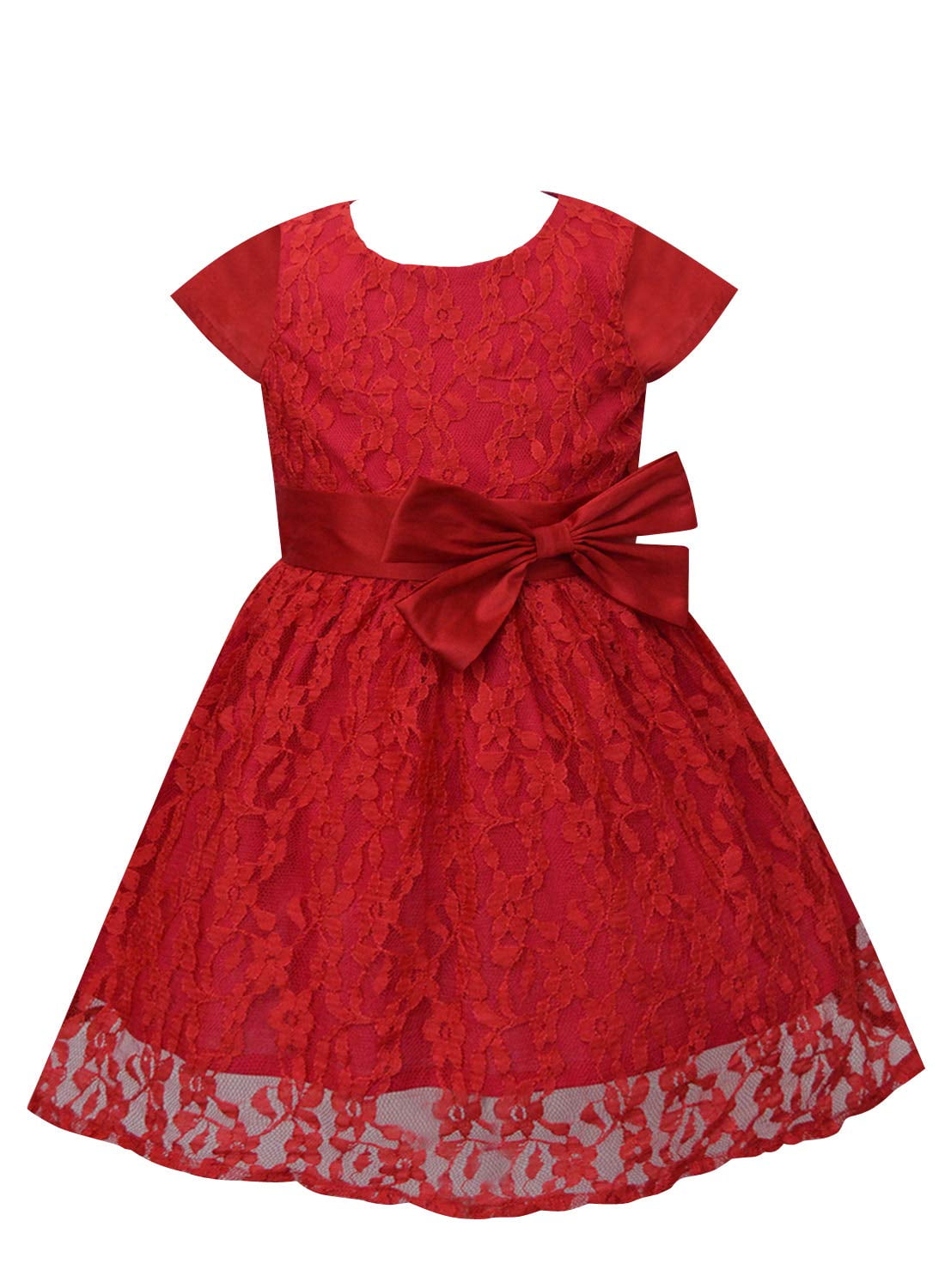 A.T.U.N. All Things Uber Nice Nylon Fit And Flare Special Occasion Dress (Gdrs Dob Scl_Scarlet_9 ...
