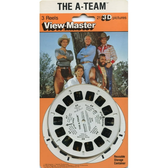 A-TEAM - Classic ViewMaster - 1980's TV Show - 3 Reels on Card - Walmart.com