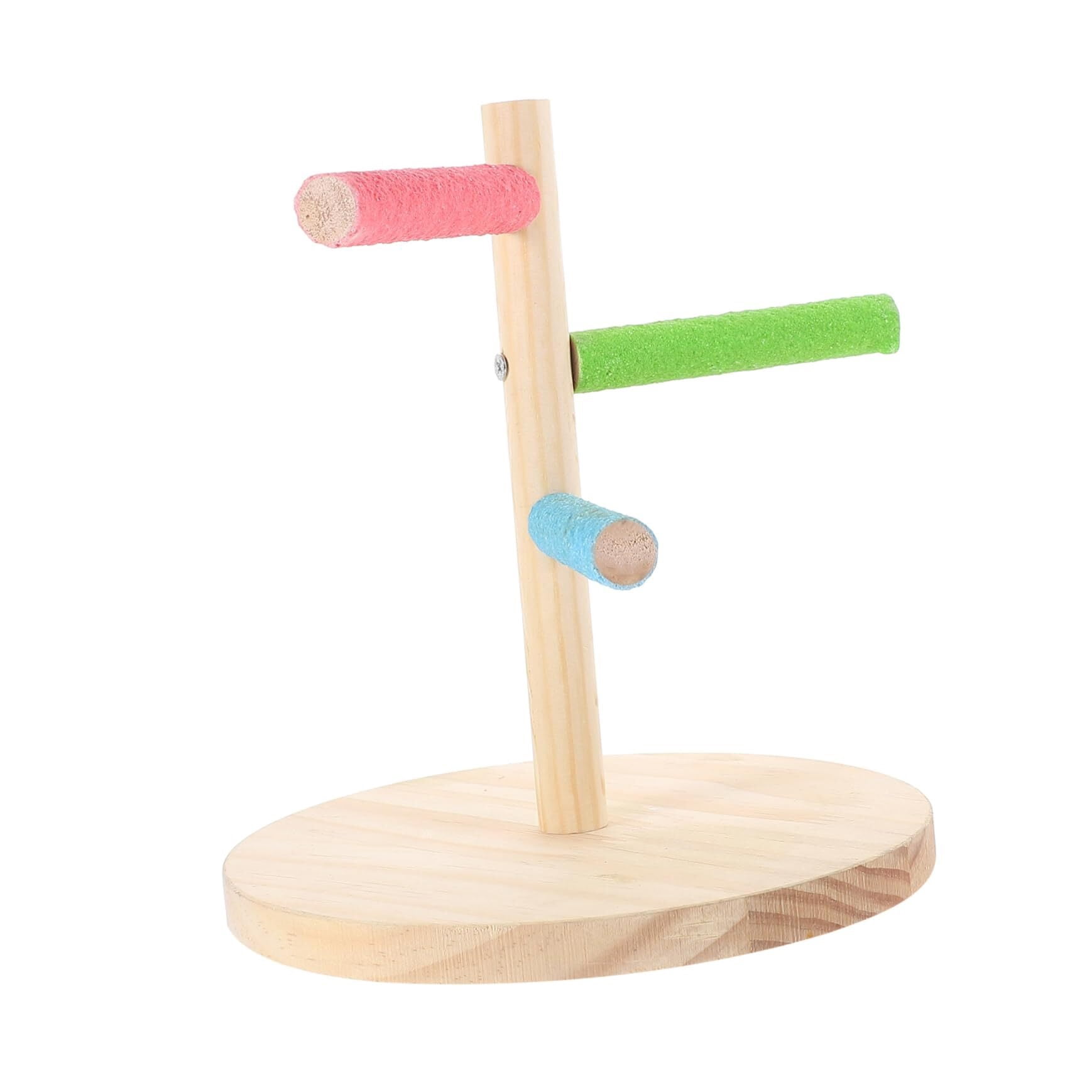 A Tabletop Bird Stand Sturdy Parakeet Perch for Training and Play for ...