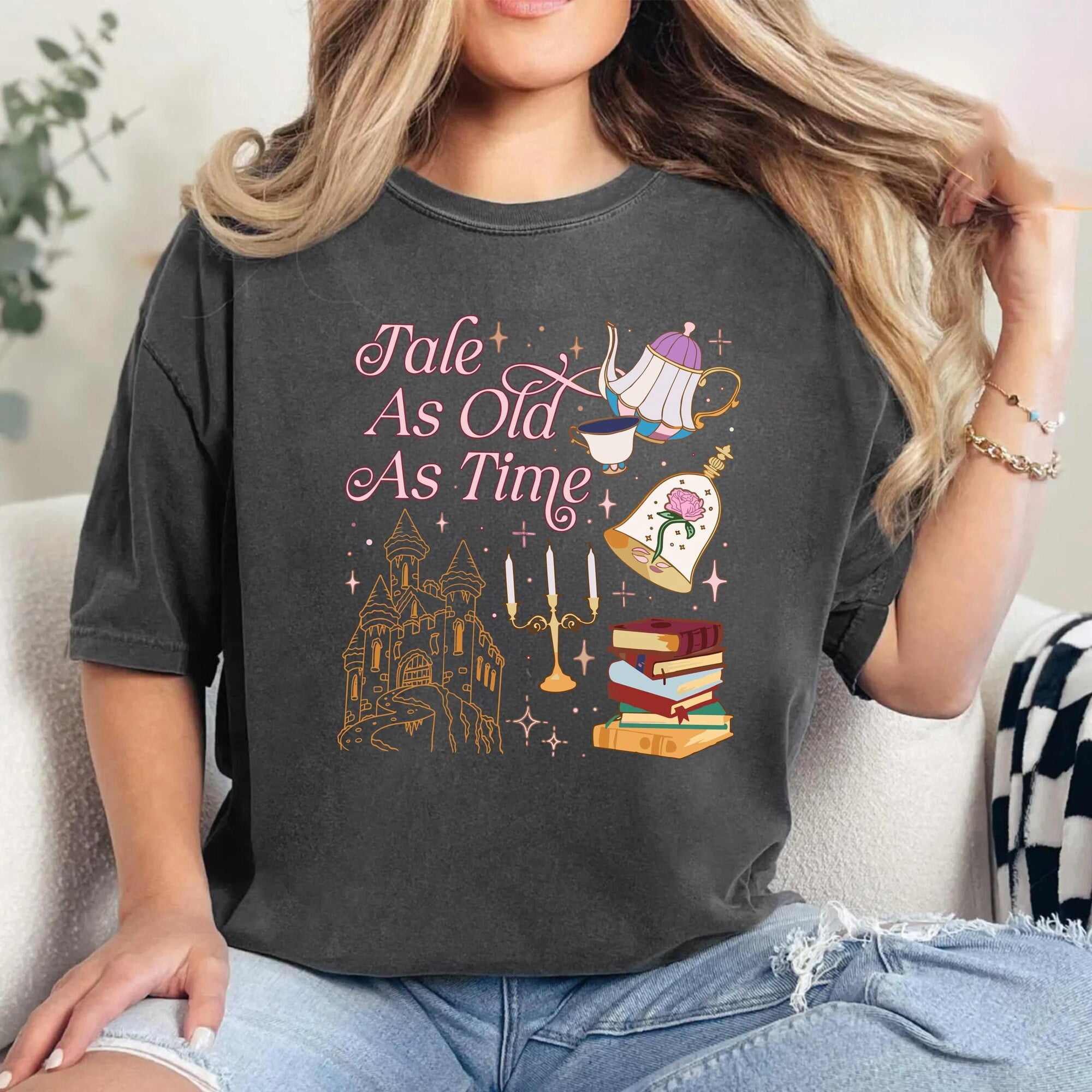 A Tale as Old as Time Belle Shirt Princess Belles Book Club Shirt ...