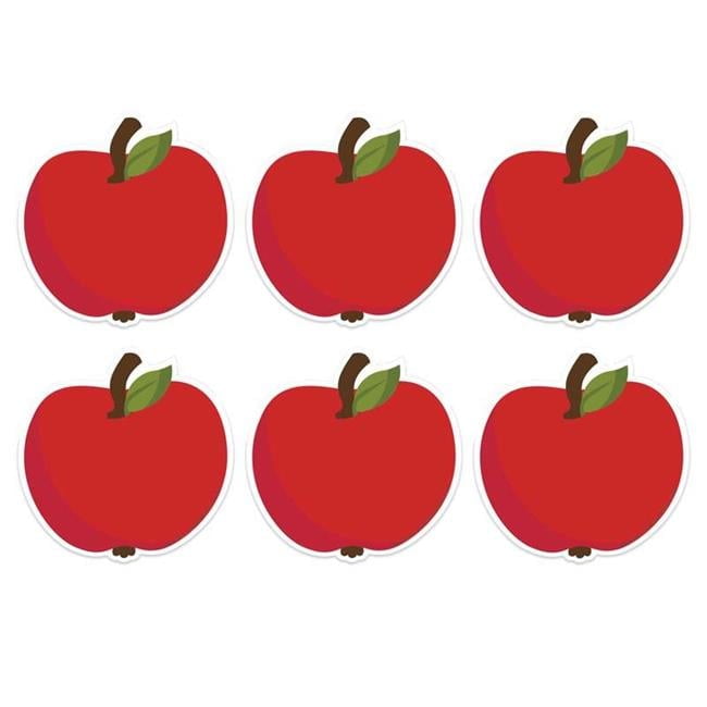 A Teachable Town Apples Paper Cut-Outs - Pack of 6 - Walmart.com