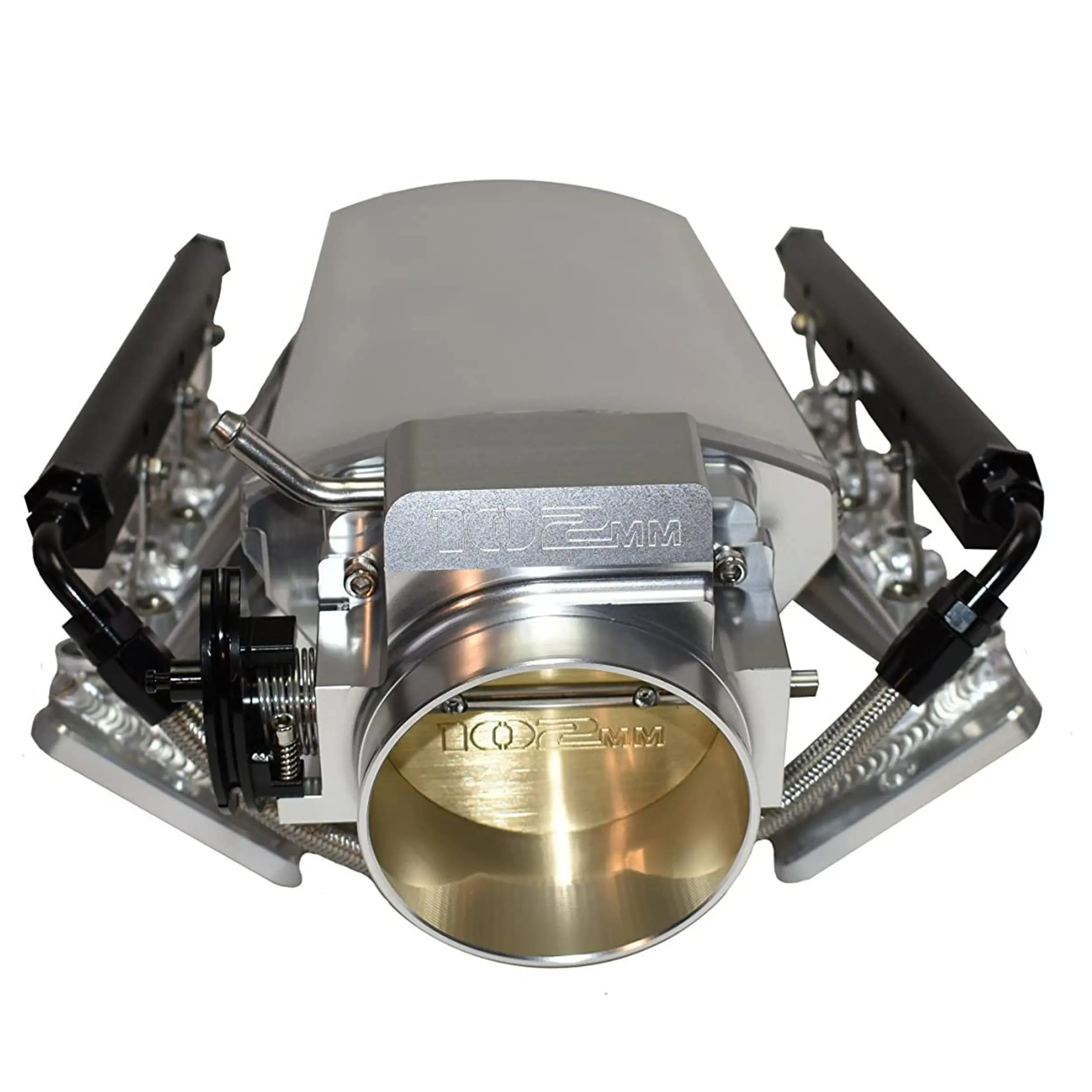 A-Team Performance 102mm Throttle Body Intake Manifold, Silver ...