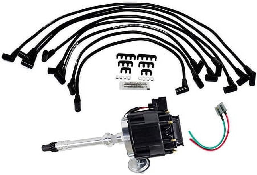 A-Team Performance Chevrolet Chevy GM HEI Distributor with Spark Plug ...