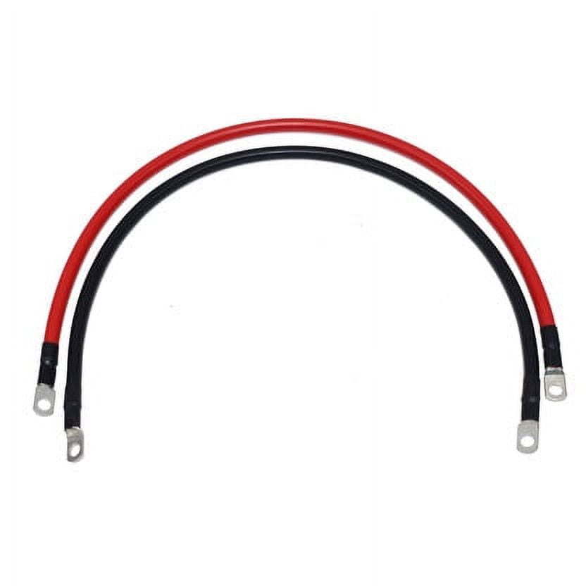 A-Team Performance Power Battery Cable 2 Foot 4 Gauge AWG Wire Set 5/16 ...