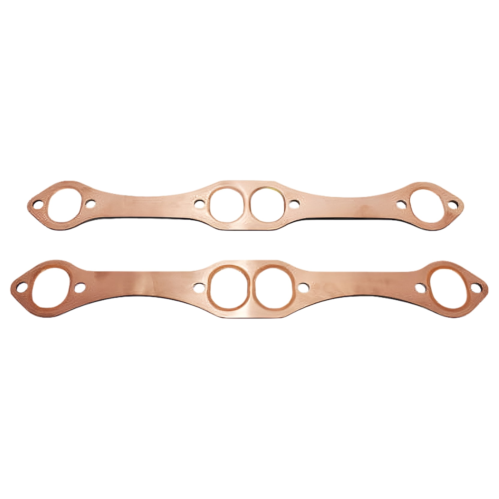 A-Team Performance SBC Oval Port Copper Header Exhaust Gaskets Reusable ...