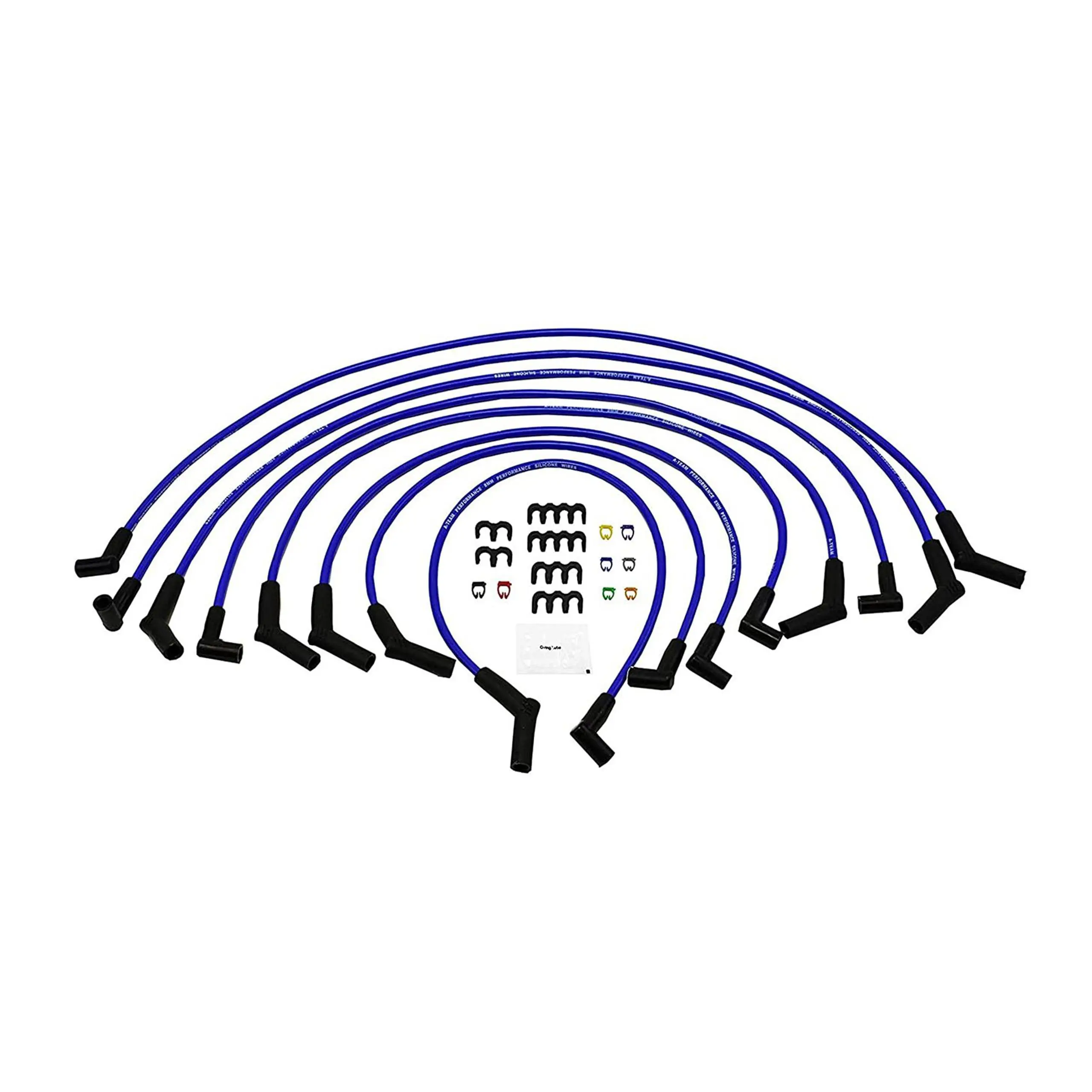 A-Team Silicone Spark Plug Wires SBF Small Block Ford Valve Cover Wires ...