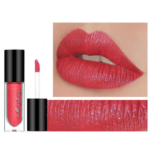 A Test Shimmering Lip Gloss Labial Mate Chinese Lipstick Coffee Stain ...
