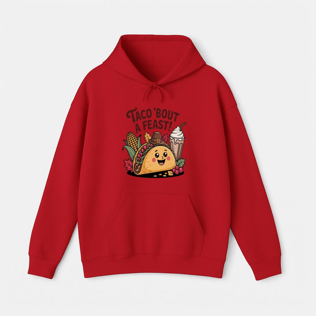 A Thanksgiving Food Lover For A Taco Bout A Feast Themed Graphic Print ...