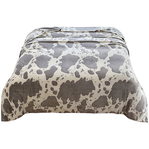 A Thick Milk Velvet Winter Blanket Flannel Cozy Throw For Cold Nights ...