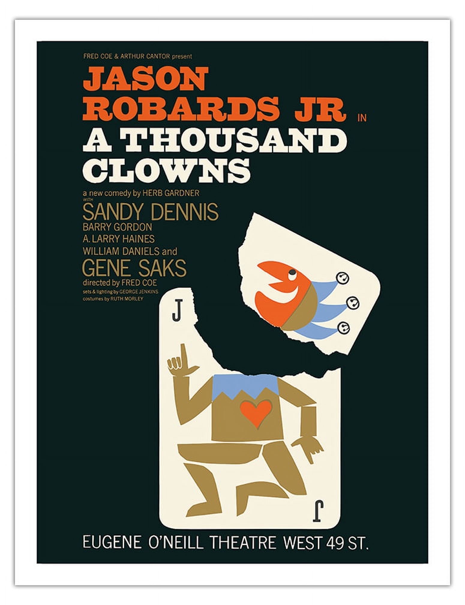 A Thousand Clowns - Starring Jason Robards Jr and Sandy Dennis ...