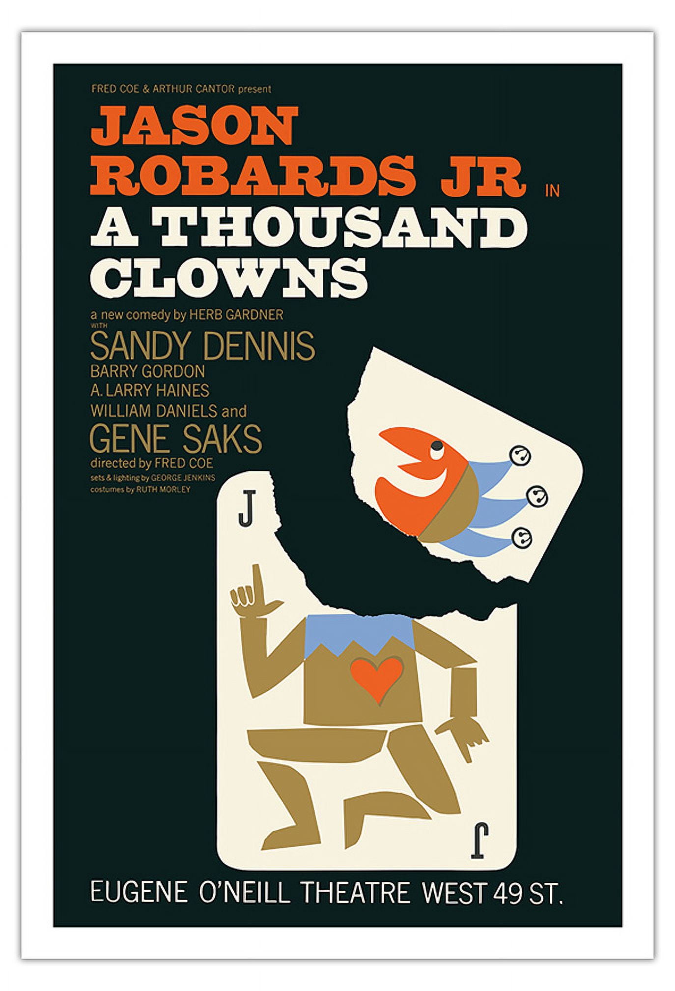 A Thousand Clowns - Starring Jason Robards Jr and Sandy Dennis ...