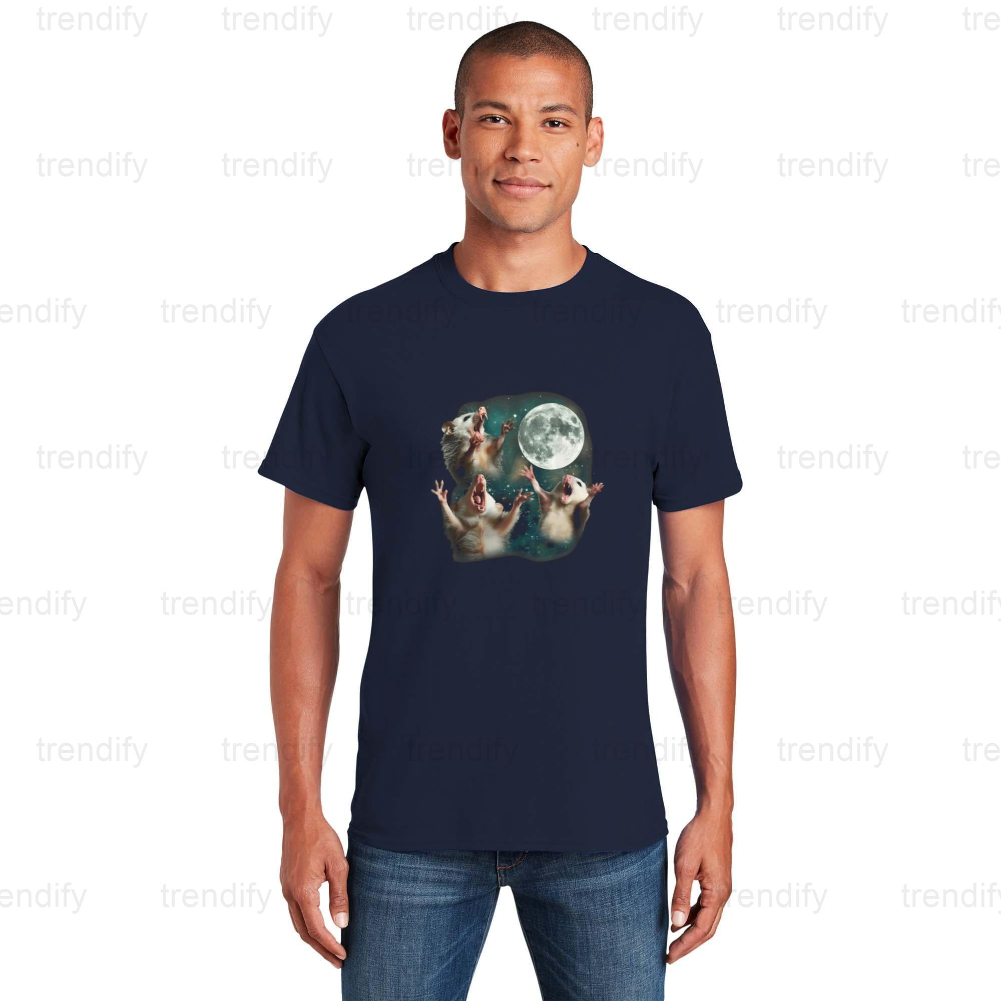 A Three Possum Moon, A Funny and Weird Cursed Graphic Design Art ...