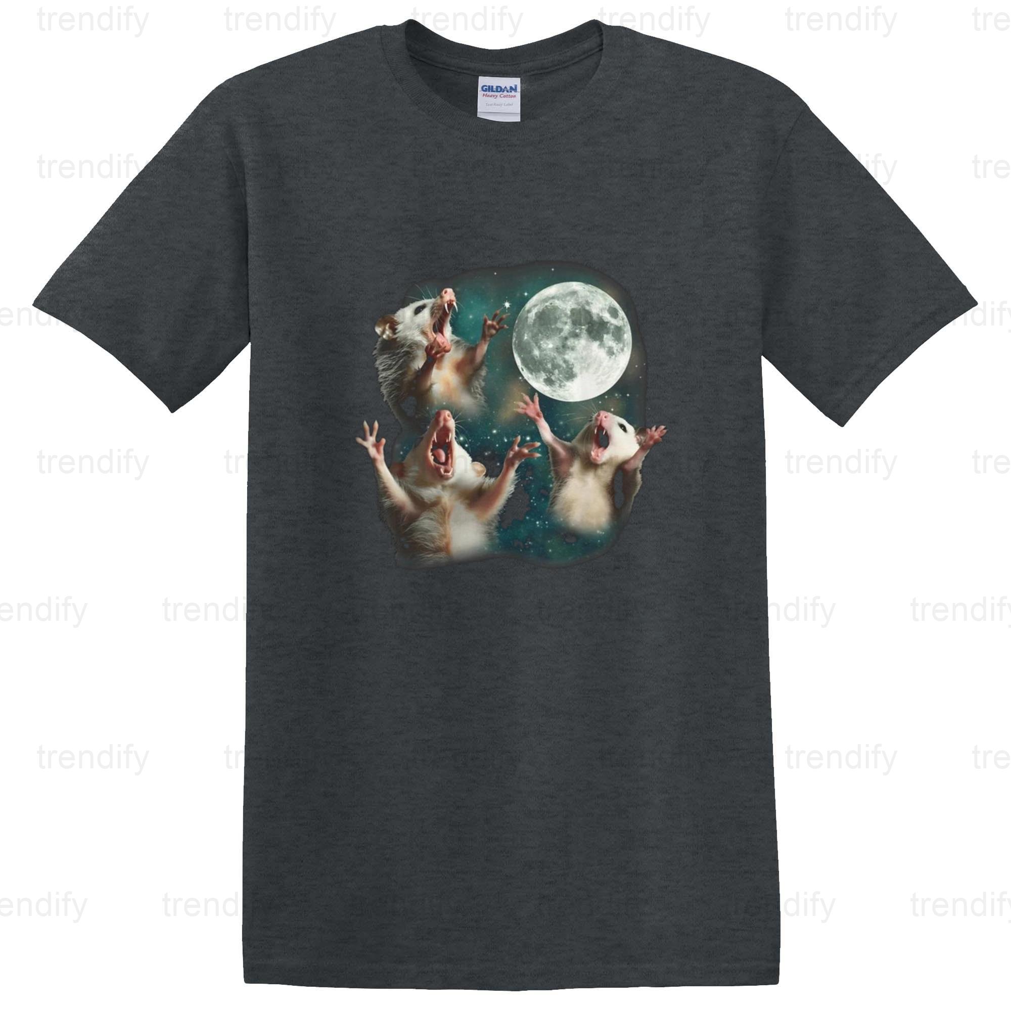 A Three Possum Moon, A Funny and Weird Cursed Graphic Design Art ...