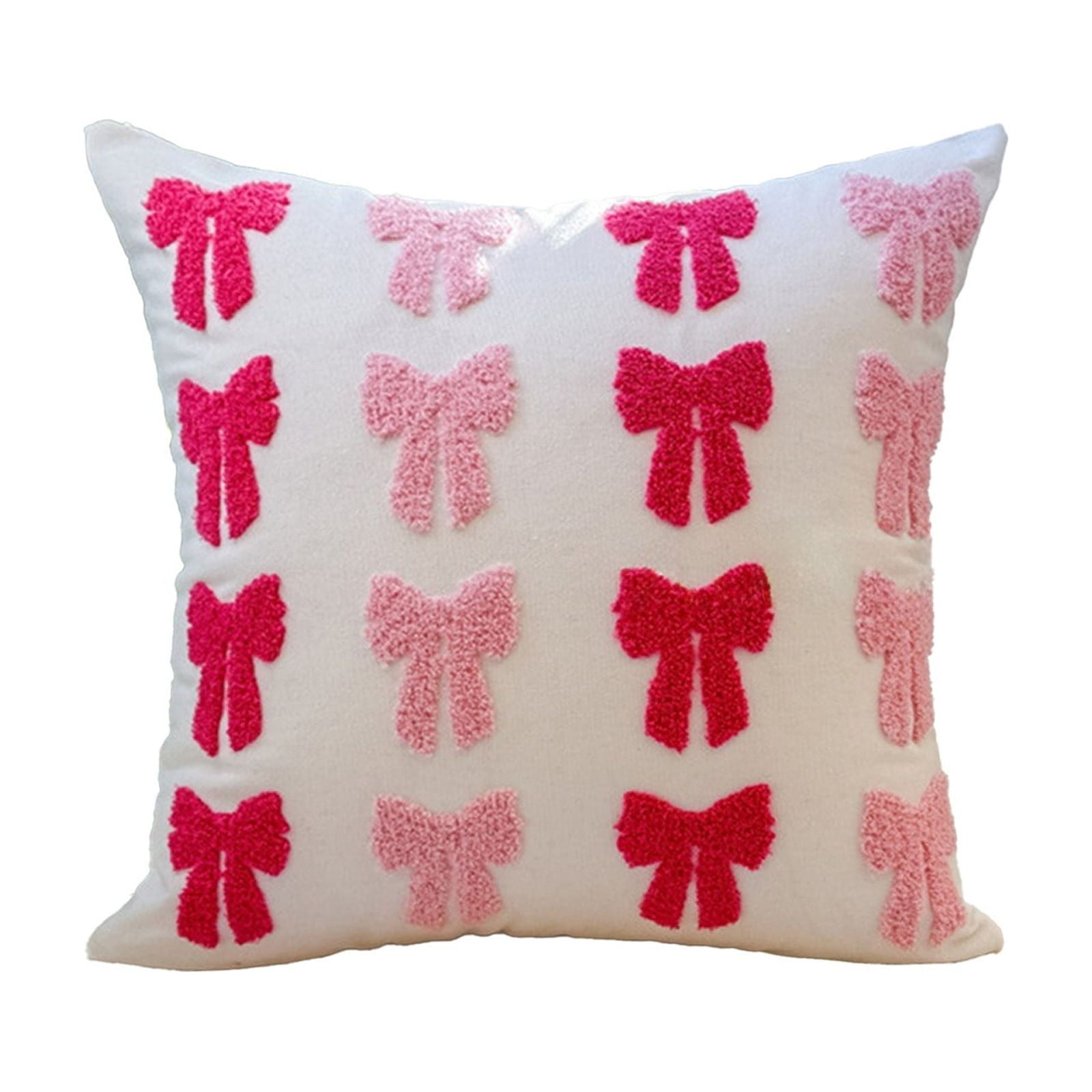 A Throw Pillow With Bow Design For Sofa Or Living Room Decoration Soft ...