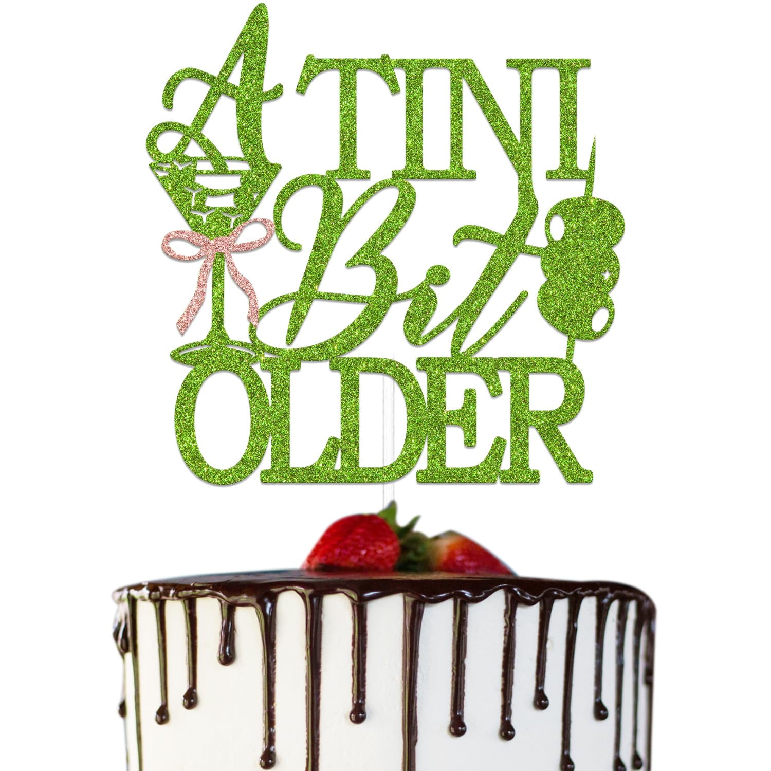 A Tini Bit Older Cake Topper A MDH1Tiny Bit Older Birthday Decorations ...