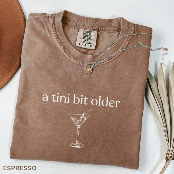 A Tini Bit Older Shirt, Tini Martini Shirt, Birthday Party Shirt ...