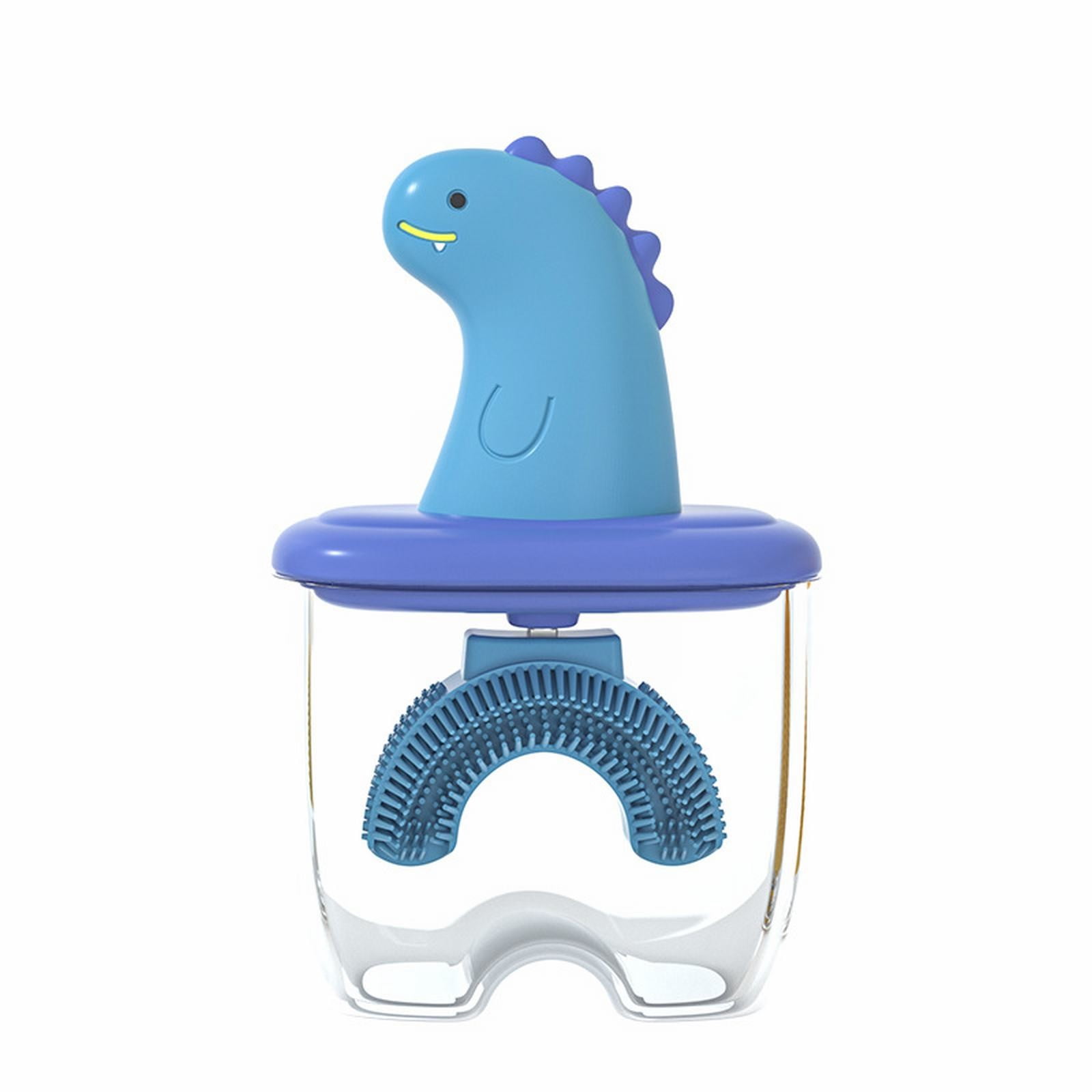 A Toothbrush for Sensitive Gums Dinosaur U Shaped Children Soft Hair ...