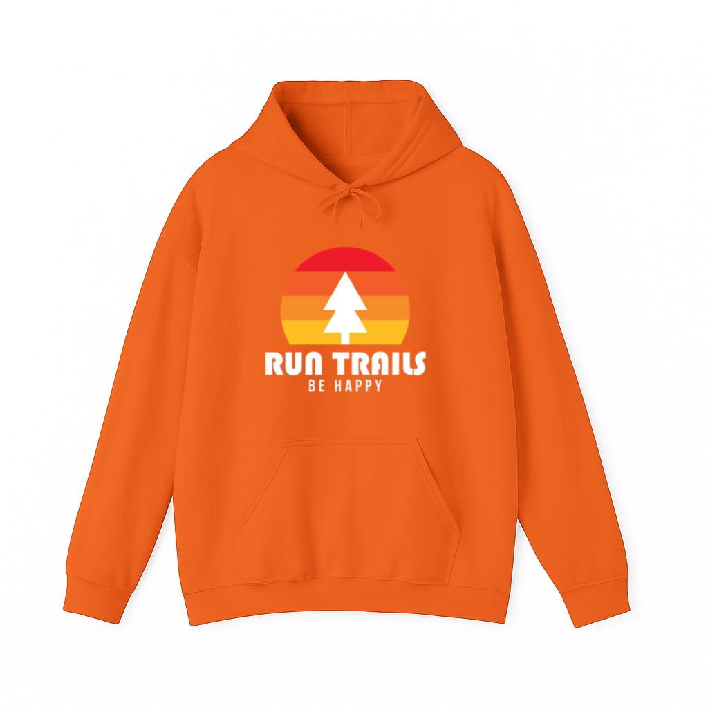 A Trail Running Vibes For A Run Trails Be Happy Themed Graphic Print ...