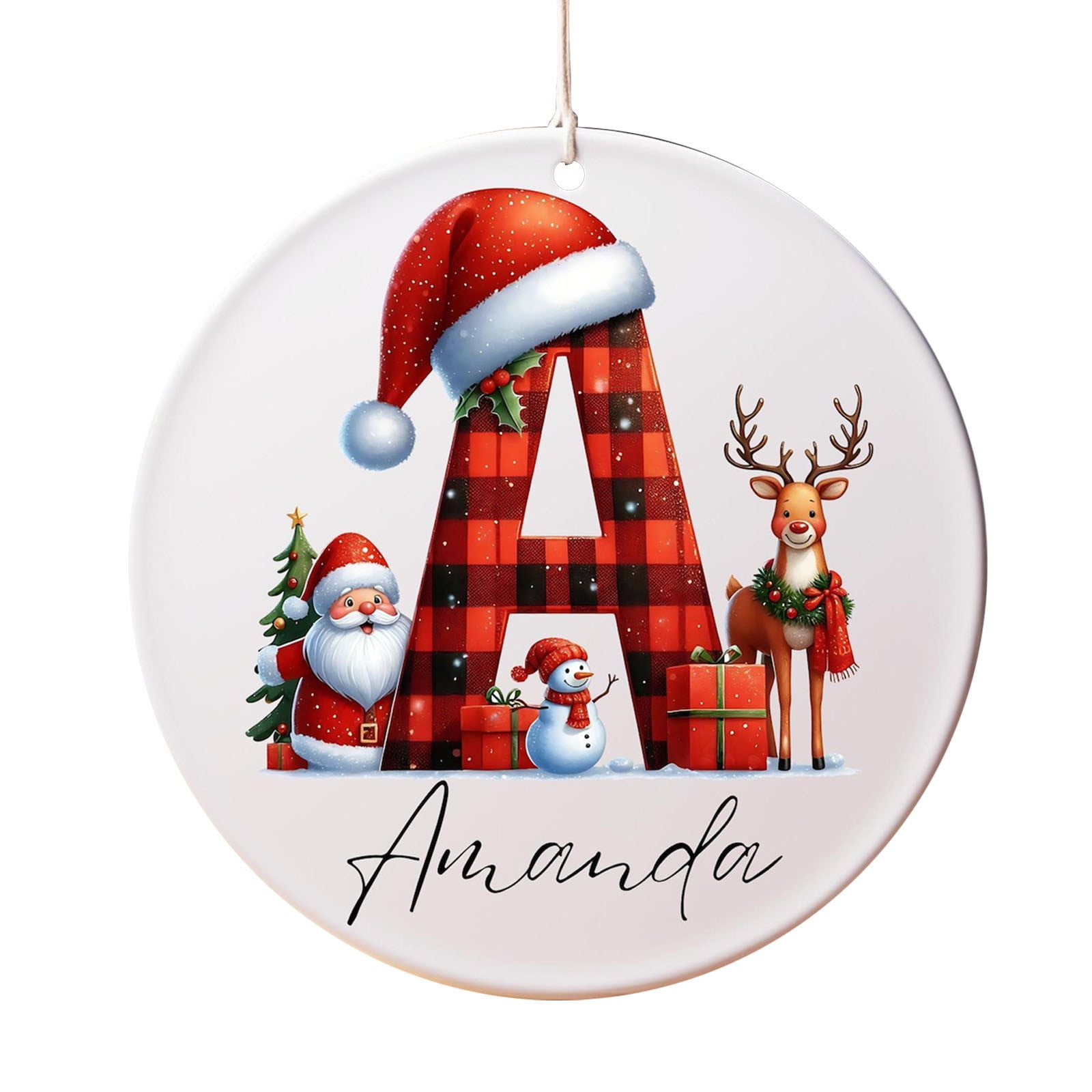 Acrylic 26-letter Hanging Sign - Transparent High-definition Material ...