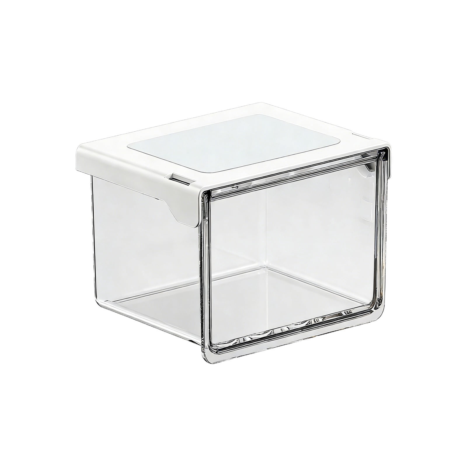 A Transparent Hanging Storage Box With Lid For Bathroom Mirror Cabinet ...