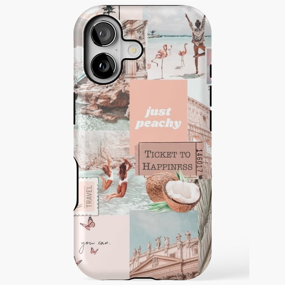 A Travel Dreams VSCO Art Protective Case for iPhone 11 12 13 14 15 16 ...
