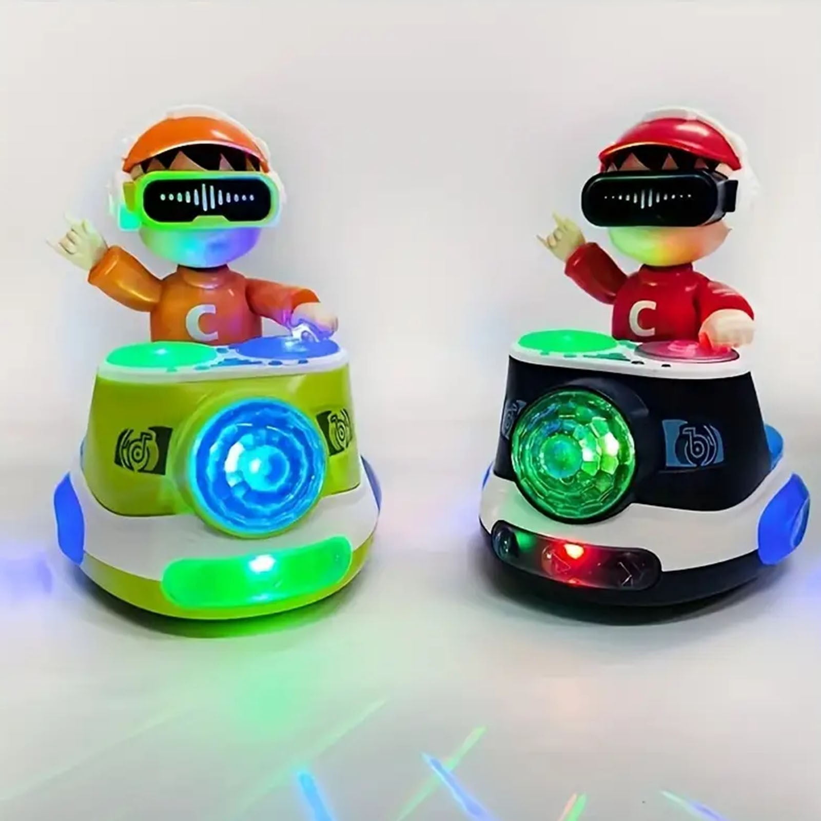 A Trendy Dj Boy Dancing Toy Led Light Up Music Player Motion Activated ...