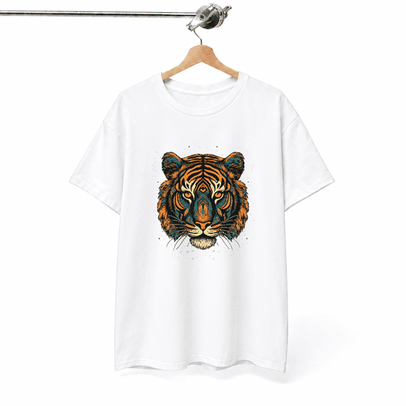 A Tribal Tiger Head Fantasy With a Polynesian Maori Tattoo Art Unisex ...