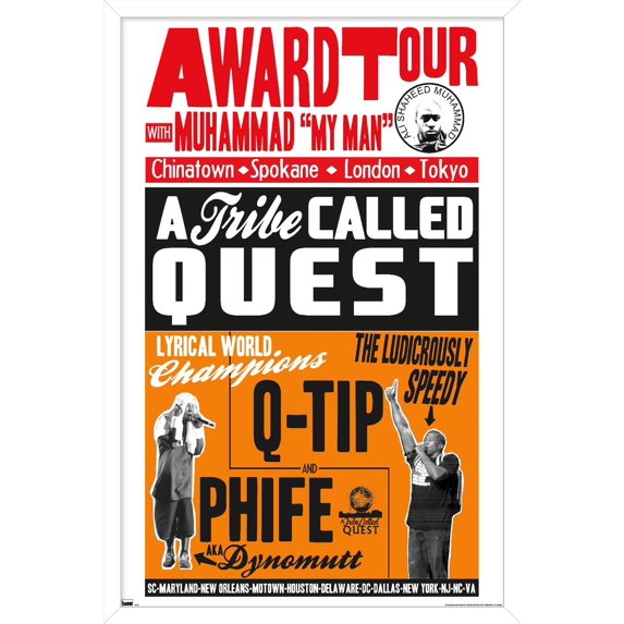 A Tribe Called Quest - Award Tour Poster Wall Poster, 22.375" x 34 ...