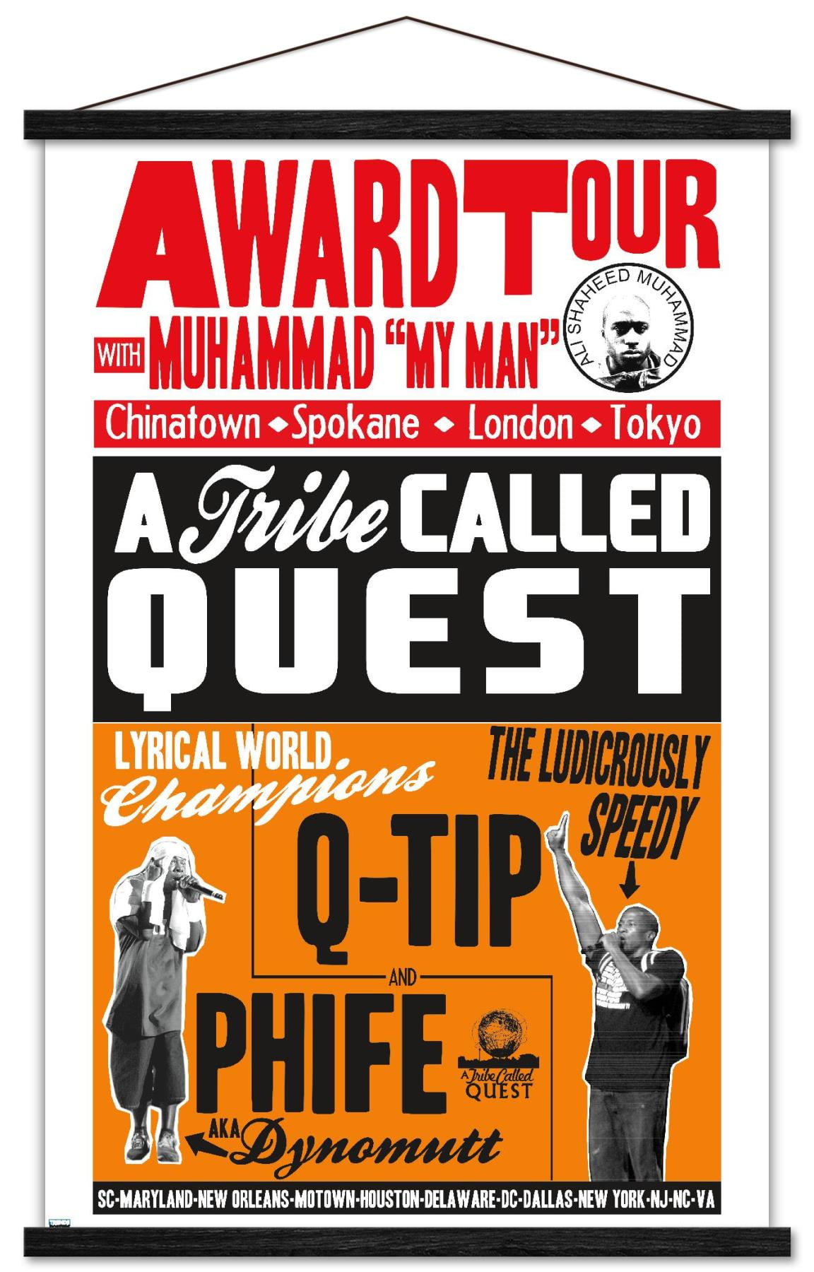 A Tribe Called Quest - Award Tour Poster Wall Poster with Magnetic ...