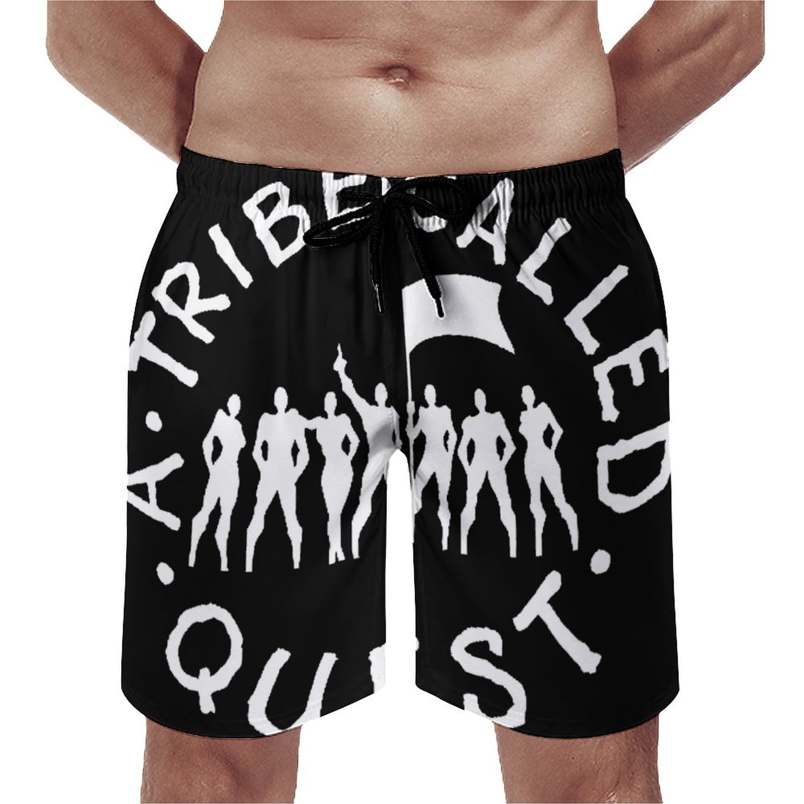 A_Tribe Called Quest Mens Swim Trunks Quick Dry Board Shorts,Breathable Fit Hawaii Beach Shorts ...