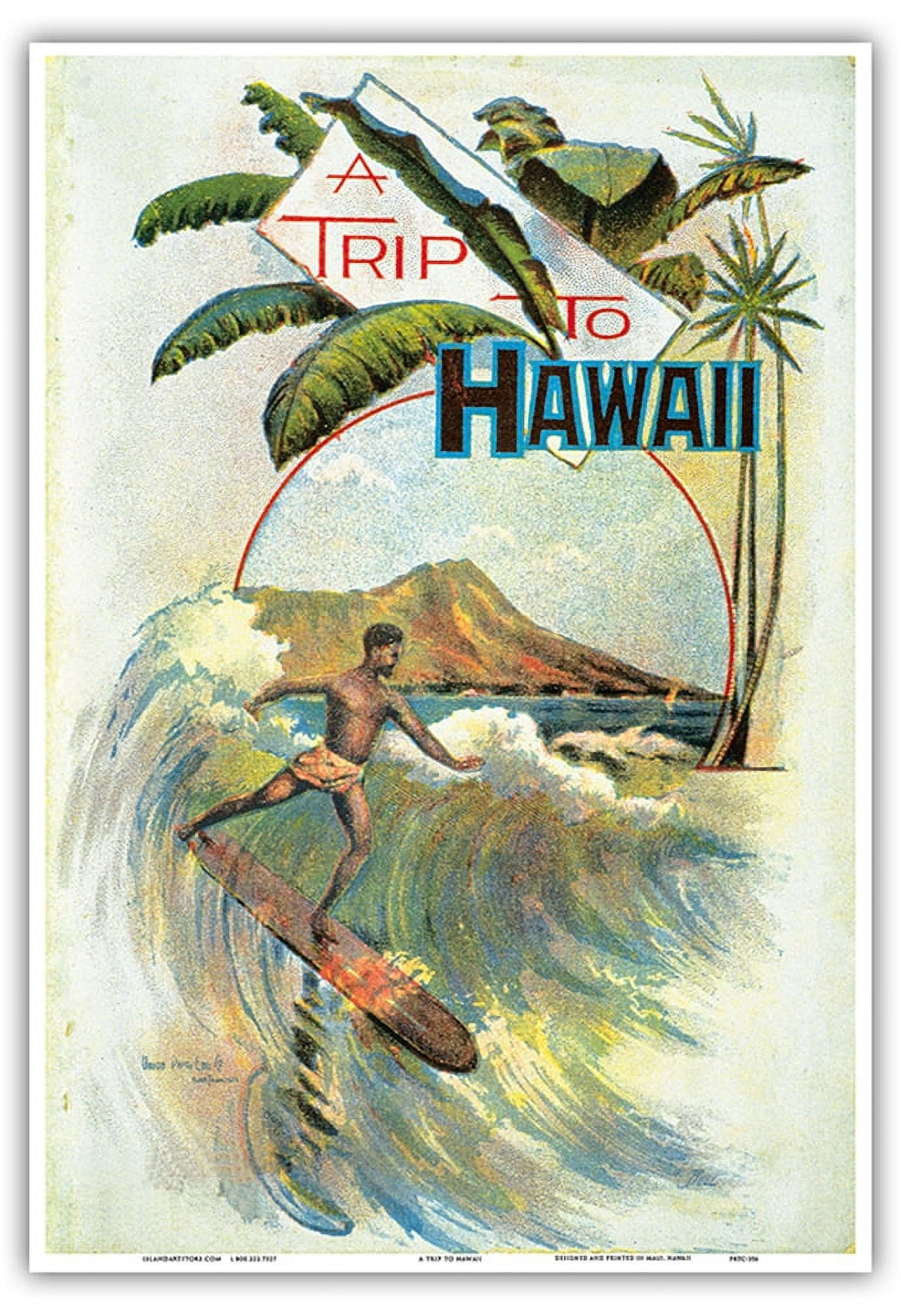 A Trip To Hawaii - Hawaiian Surf Rider - Diamond Head Crater Honolulu ...