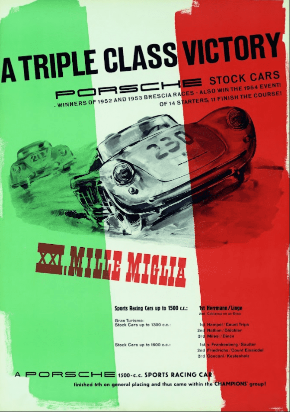 A Triple Class Victory Car Racing Poster - Celebrating Legendary ...