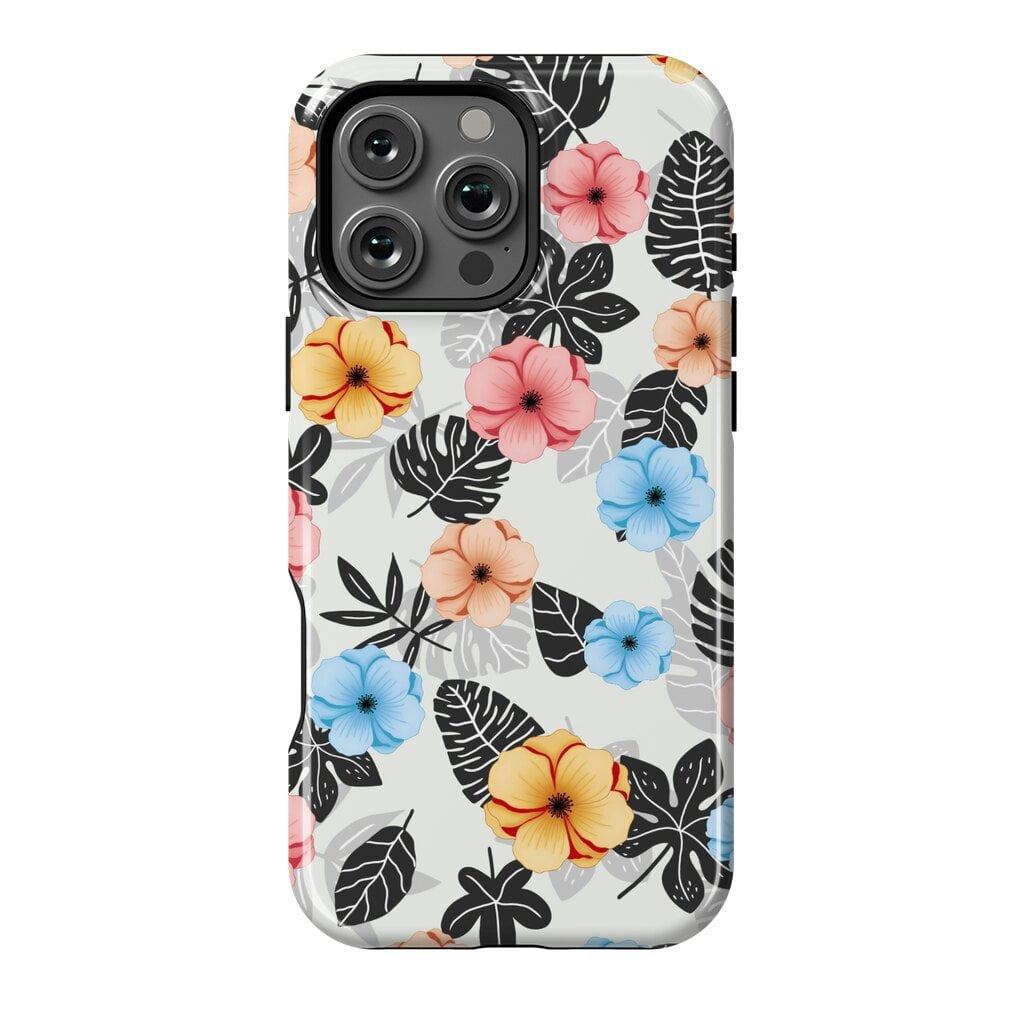 A Tropical Patterns Themed Botanical And Exotic Tough Case for iPhone ...