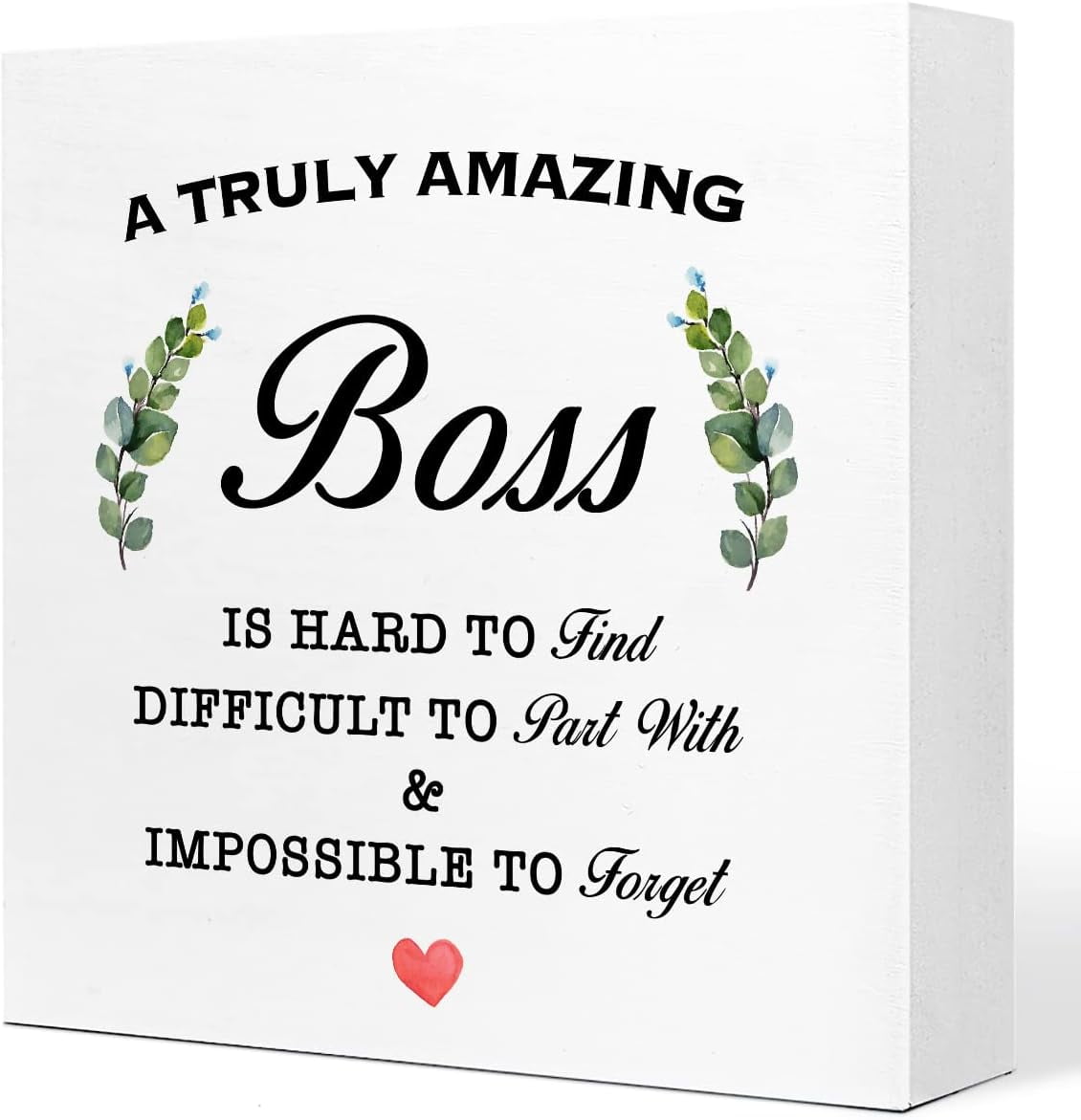 A Truly Amazing Boss is Hard to Find Wooden Sign Desk Decor ...