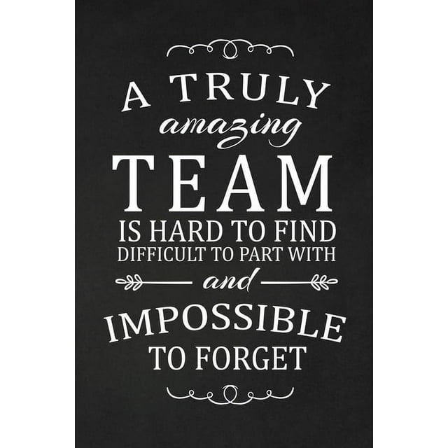 A Truly Amazing Team Is Hard To Find (Paperback) - Walmart.com