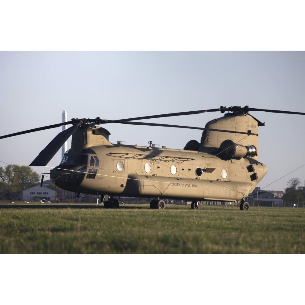 A U.S. Army CH-47F Chinook helicopter Poster Print (8 x 10) - Walmart.com