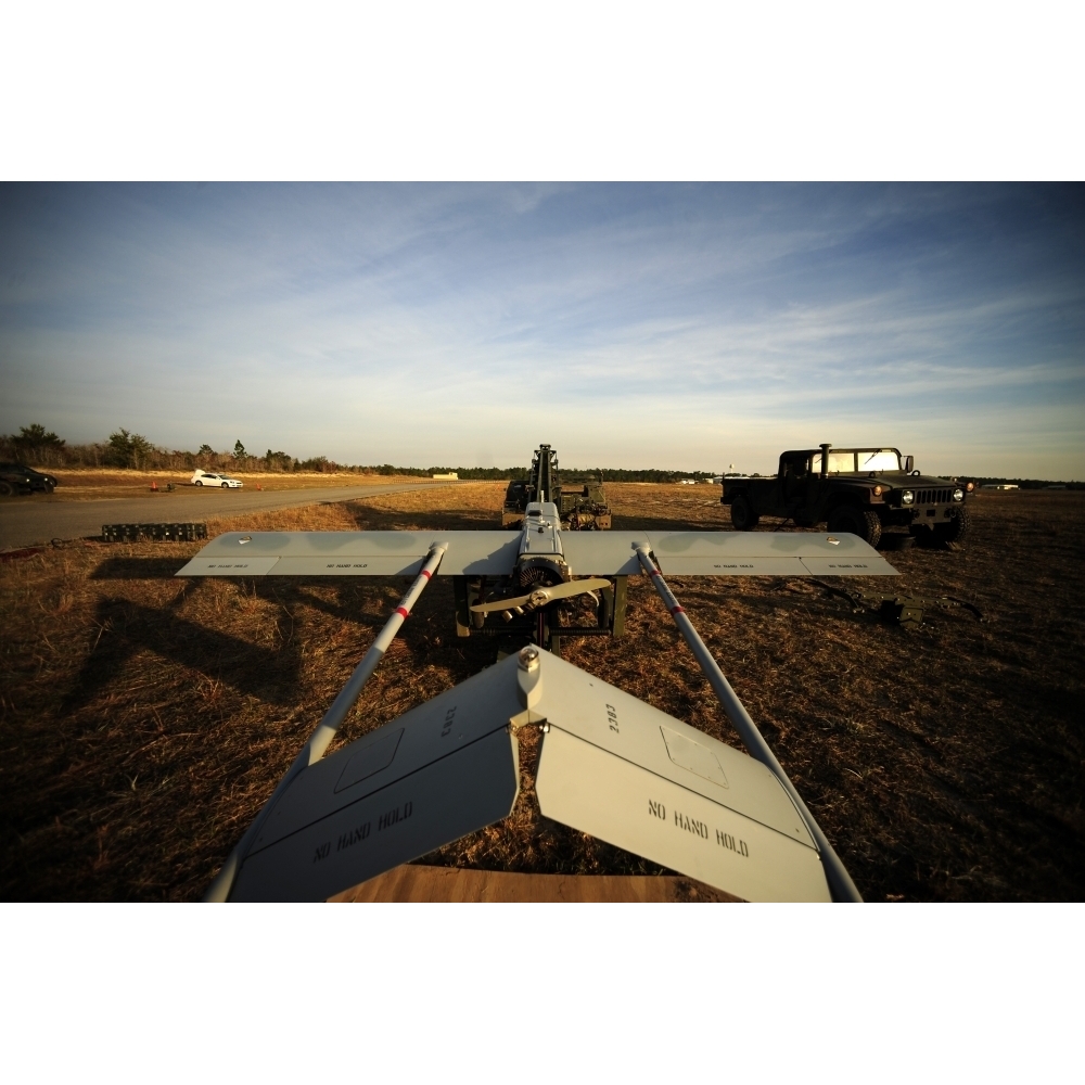 A U.S. Army RQ-7B Shadow unmanned aerial vehicle set for launch Poster ...