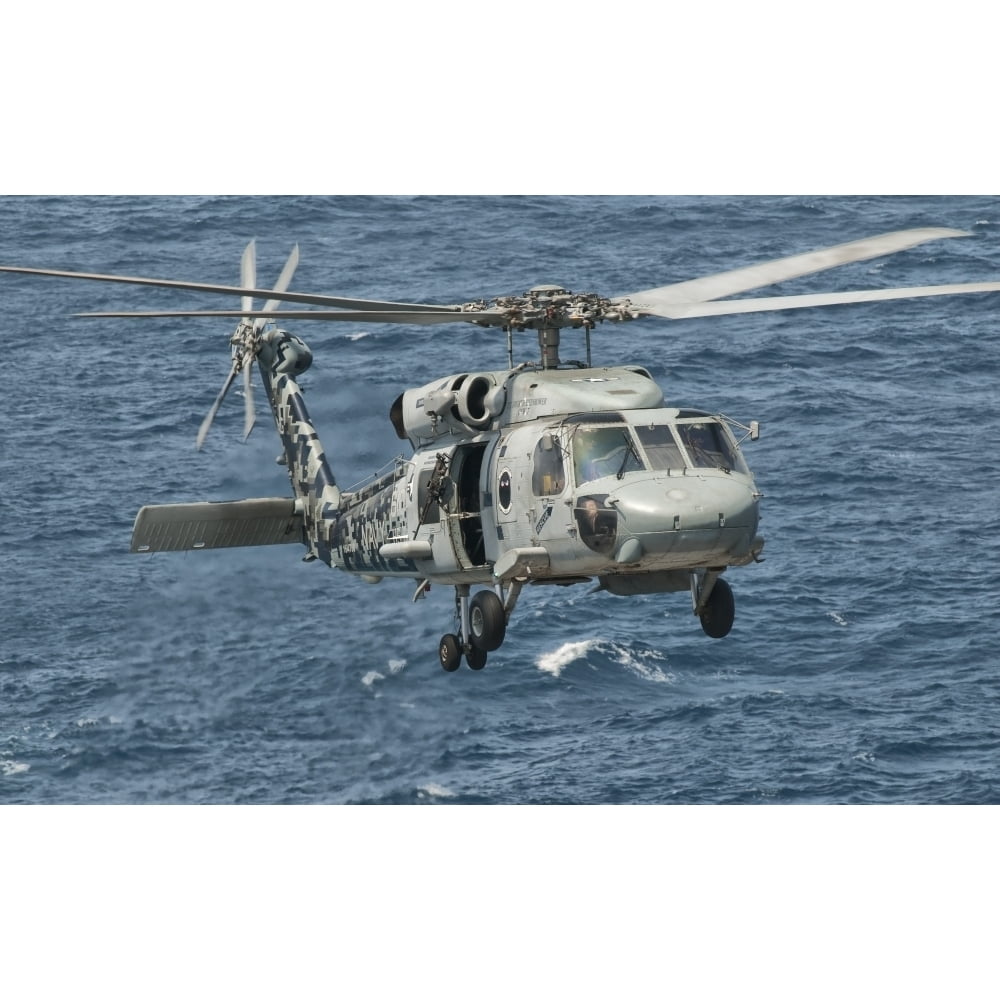 A US Navy SH-60F Seahawk flying off the coast of Pakistan Poster Print ...