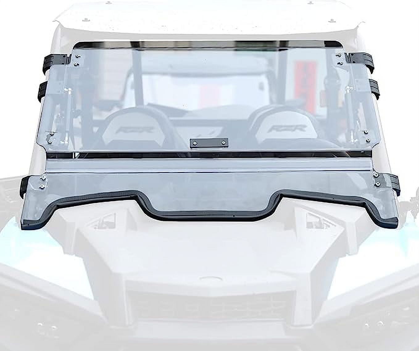 A & UTV PRO 3-IN-1 Adjustable Folding Flip Windshield for 2019-2023 ...