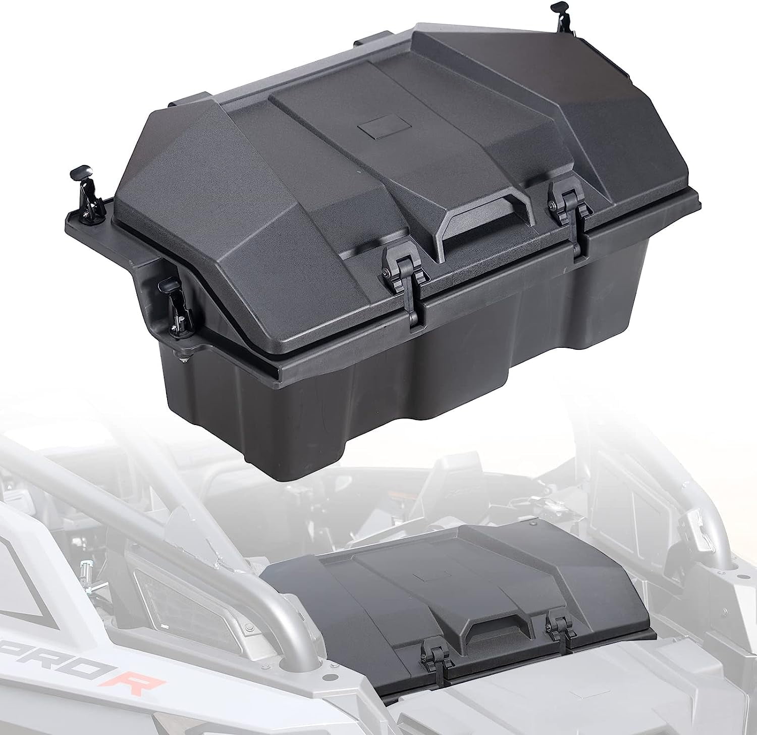 A & UTV PRO 60 QT Forward Cargo Box for 2022/2023 Polaris RZR PRO R/Pro R 4 - Walmart.com